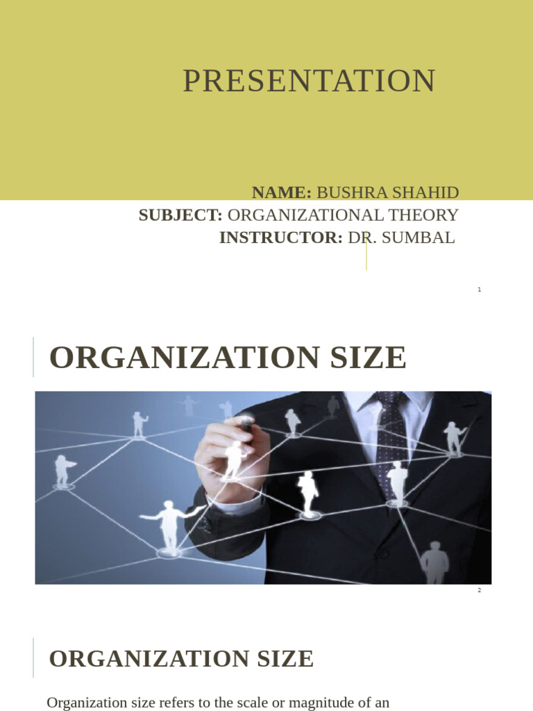 Impact of Organization Size on Structure | PDF | Decision Making ...