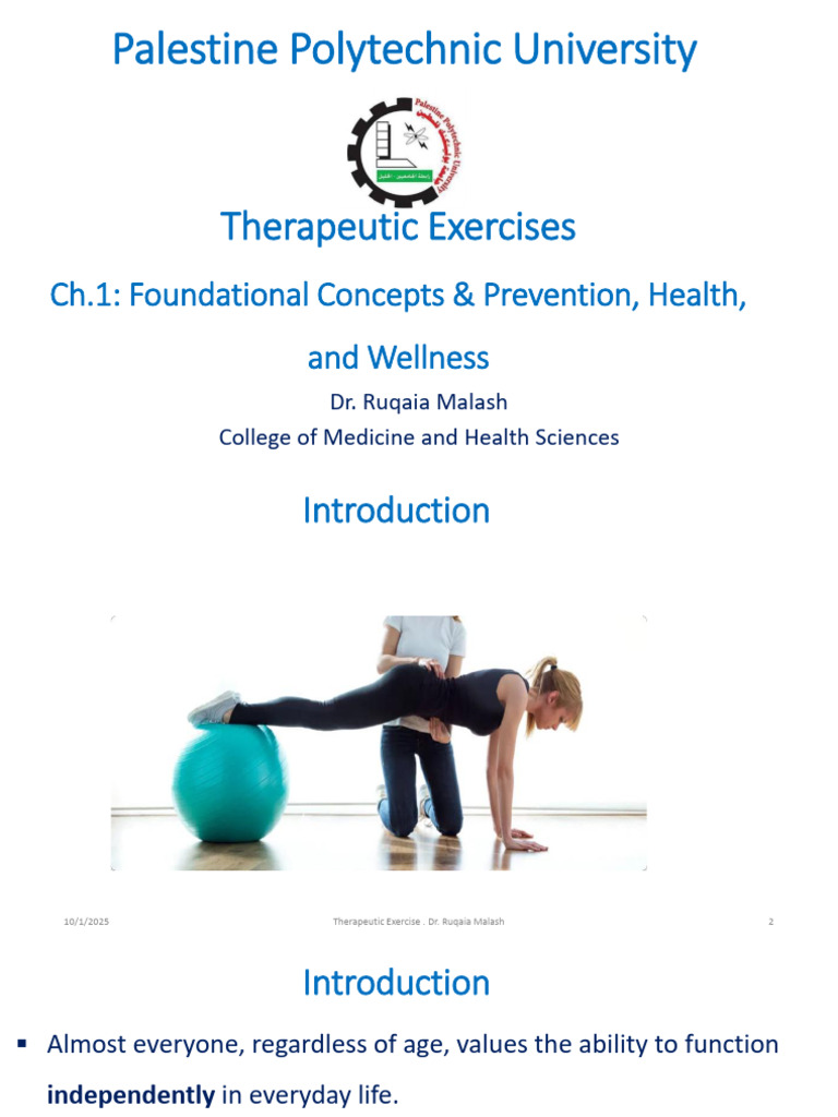 Therapeutic Exercises for Health & Wellness | PDF | Anatomical Terms Of ...