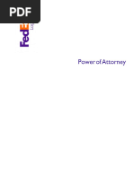 DHL Power of Attorney Instructions | PDF | Indemnity | Power Of Attorney