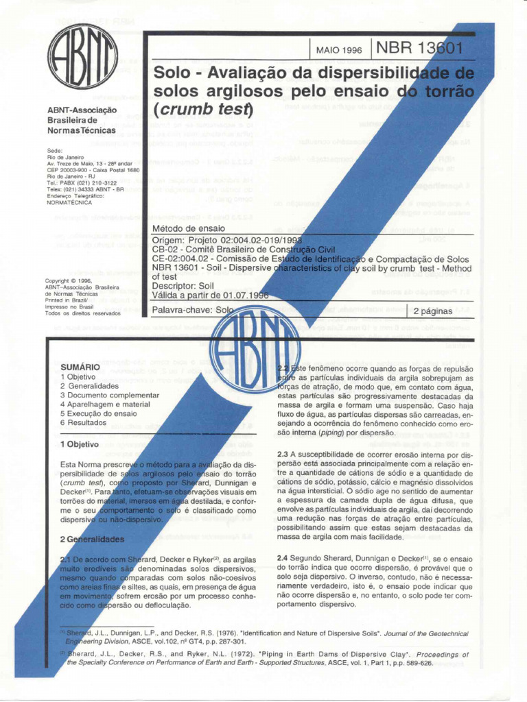 NBR 13601 | PDF