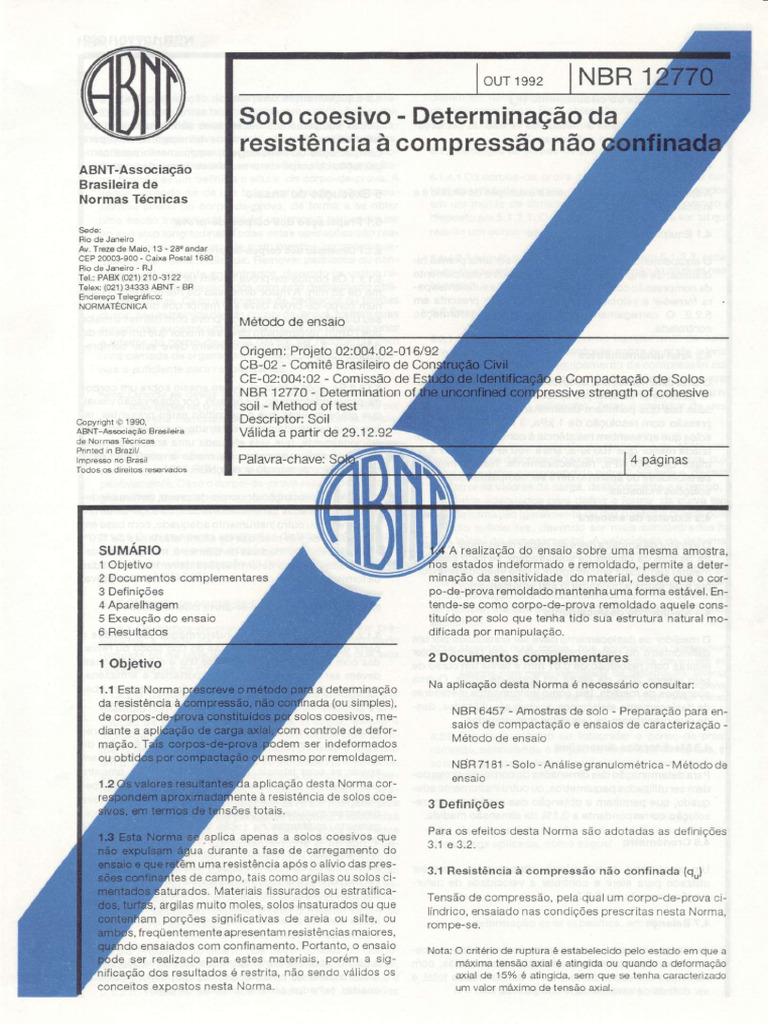 NBR 12770 | PDF
