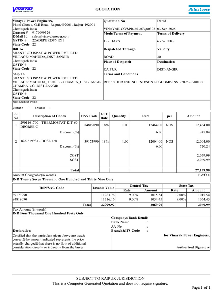Shanti GD Vinayak CG SPR 25 26 q00305 | PDF | Economies | Public Finance