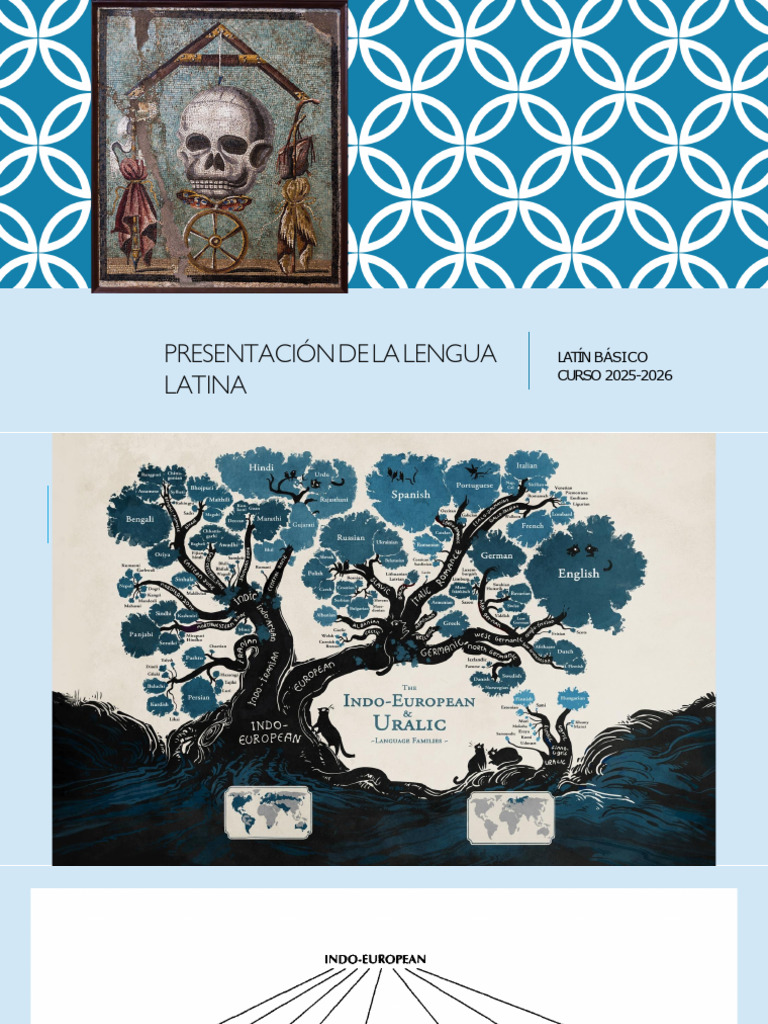Presentación de La Lengua Latina | PDF | latín | Lingüística