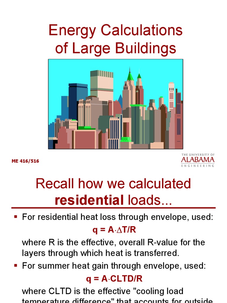 Large Building Energy Calculations | PDF | Computers | Technology ...