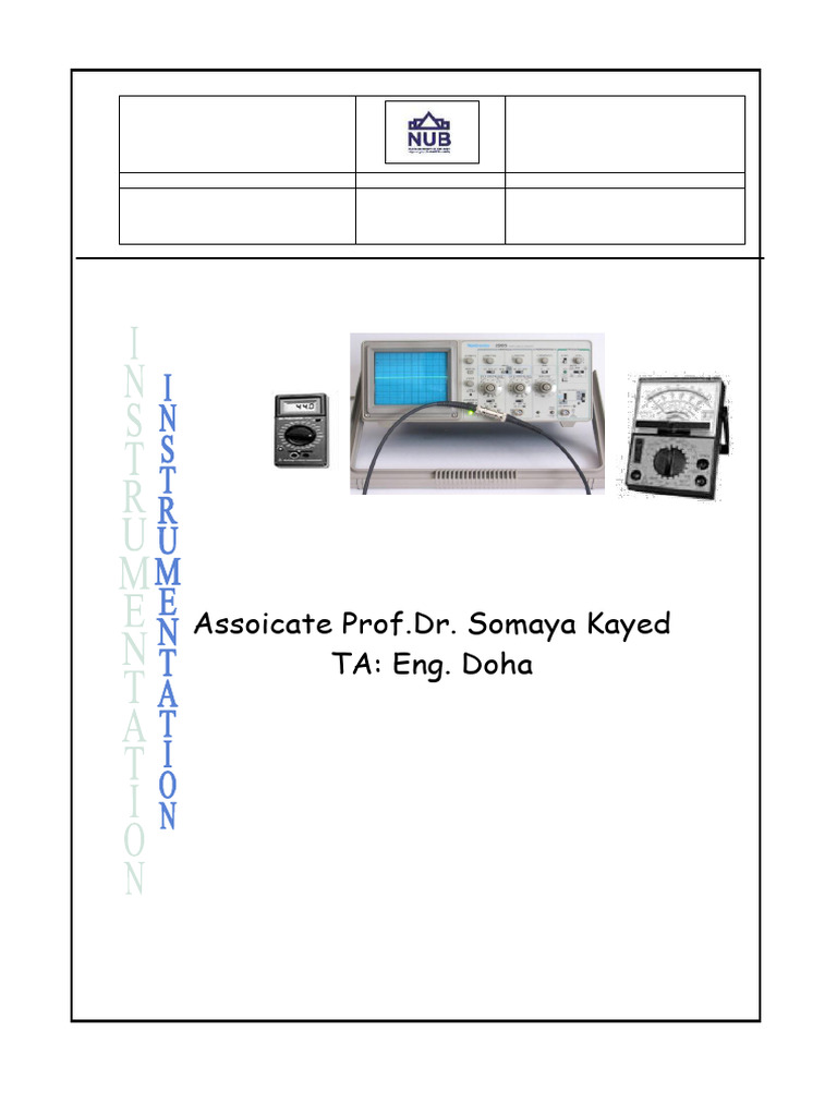 Lab Electrical Measurements Instrumentation | PDF | Amplitude ...