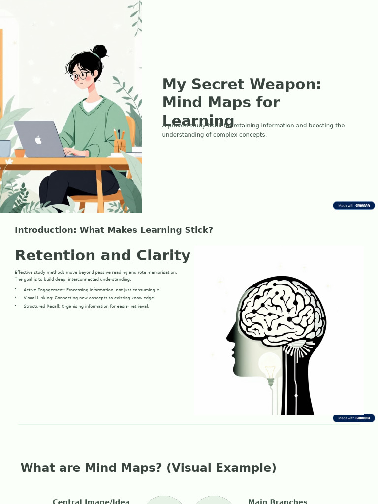 My Secret Weapon Mind Maps For Learning | PDF | Memory | Recall (Memory)