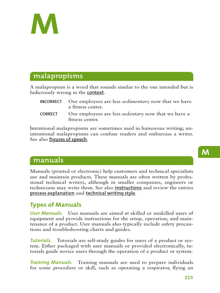 Understanding Manual Types and Writing Tips | PDF | Map | Usability