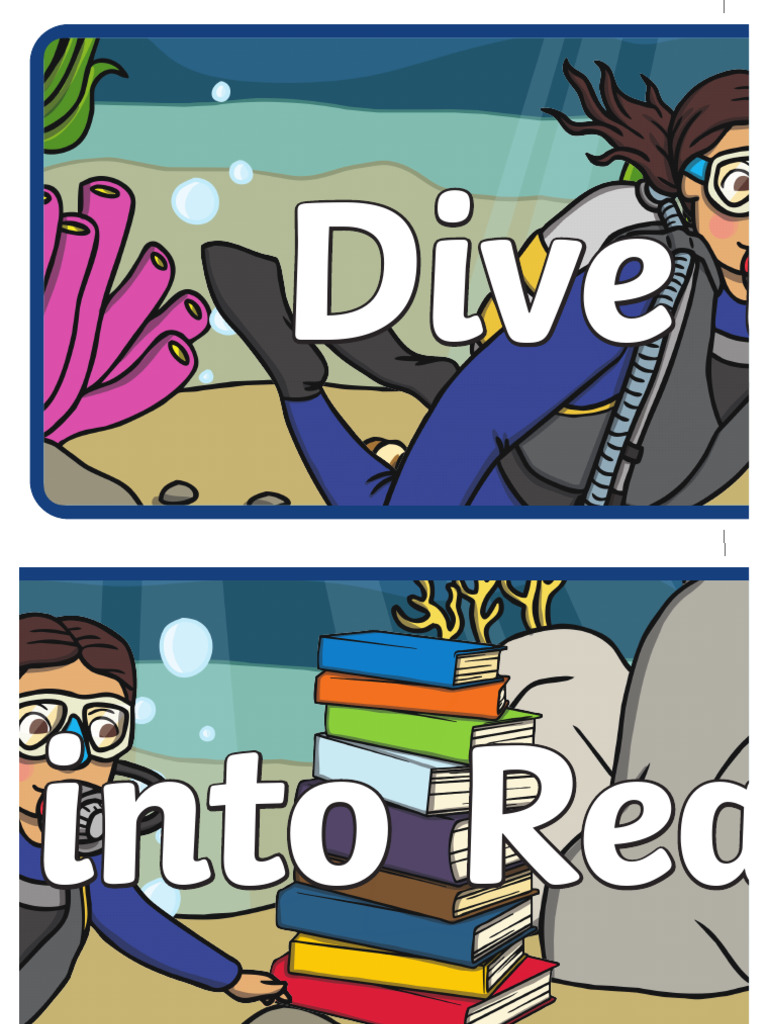 T M 2527 Dive Into Reading Display Banner Ver 1 | PDF