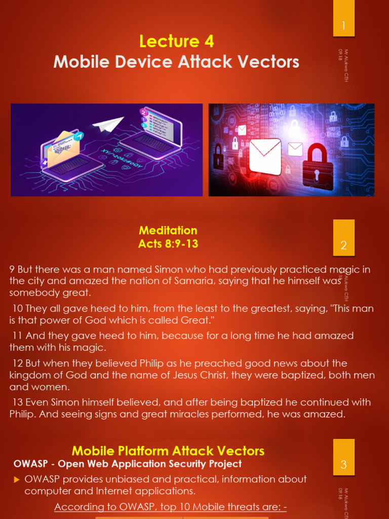 Mobile Device Attack Vectors Explained | PDF | Ios | Android (Operating ...