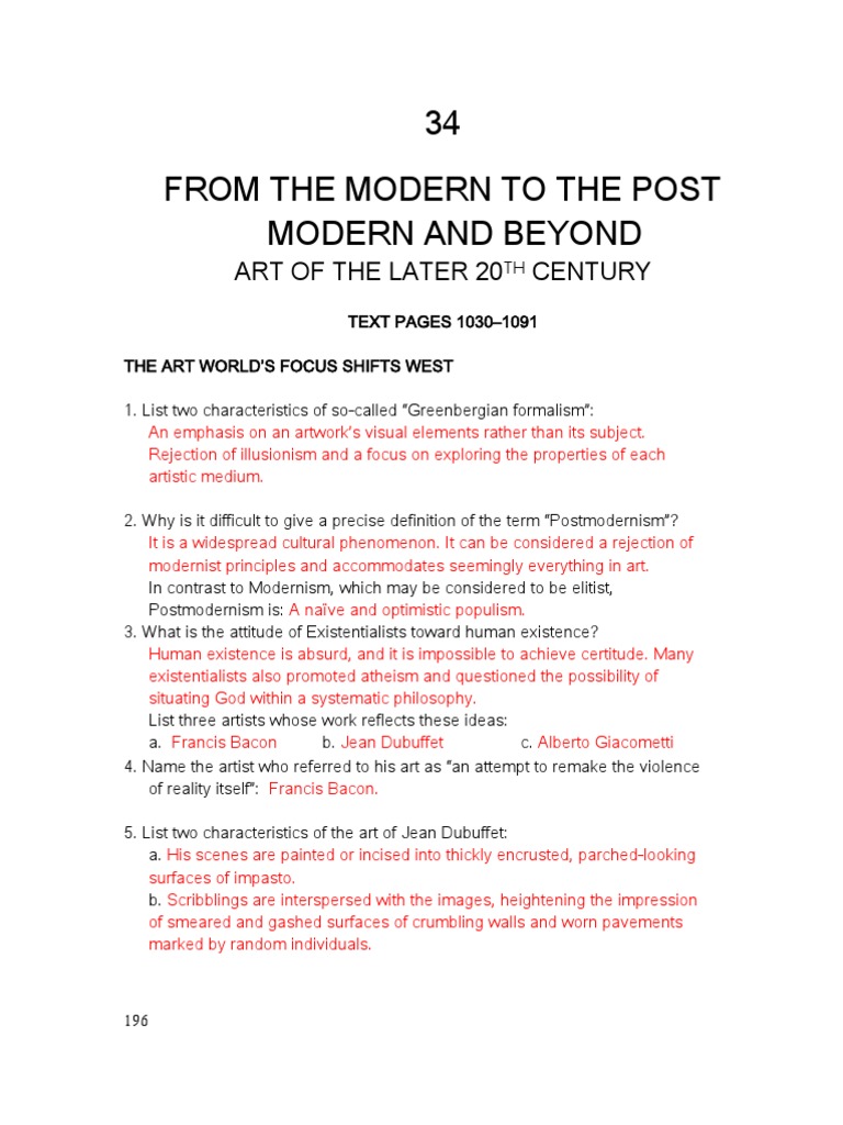 20th Century Art Movements Explained | PDF | Abstract Art | Paintings
