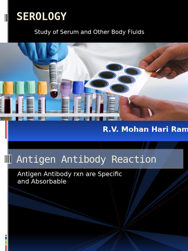 Serology | PDF | Elisa | Laboratory Techniques