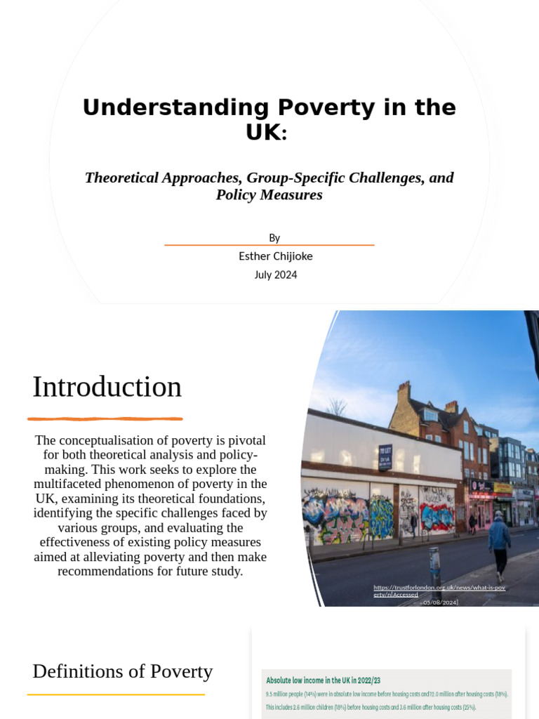 Exploring Poverty in the UK: Causes and Policies | PDF | Cost Of Living ...