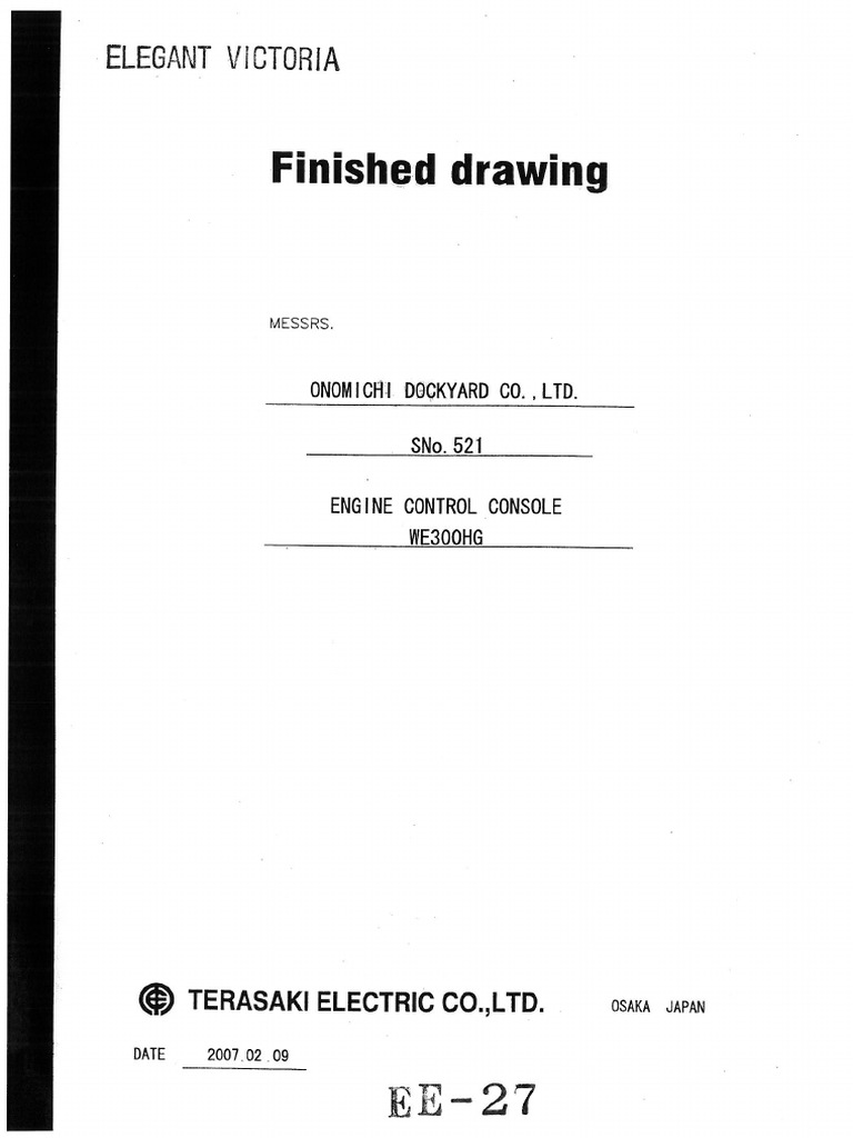 EE-27 Engine Control Console | PDF