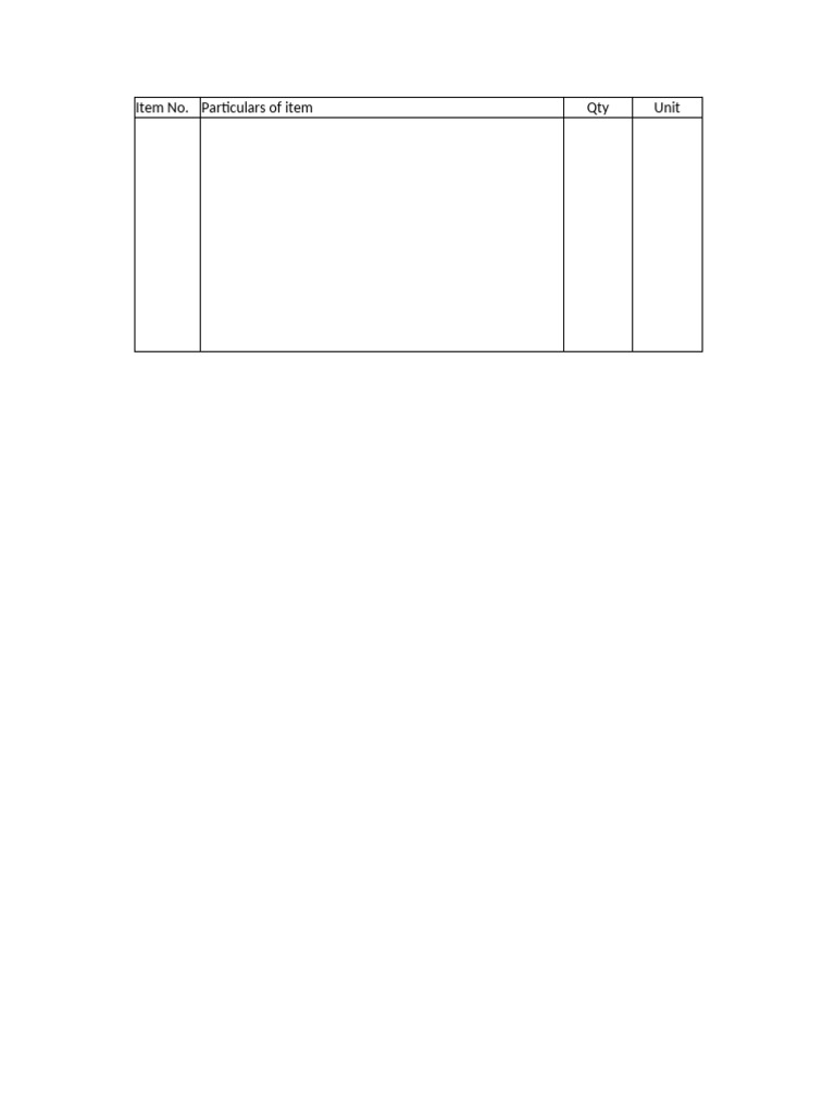Ate List Format | PDF