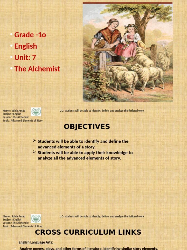 The Alchemist - Advanced Elements of A Story. | PDF | Narrative ...