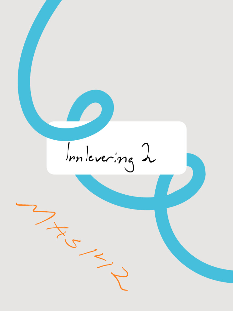 Innlevering 2 | PDF