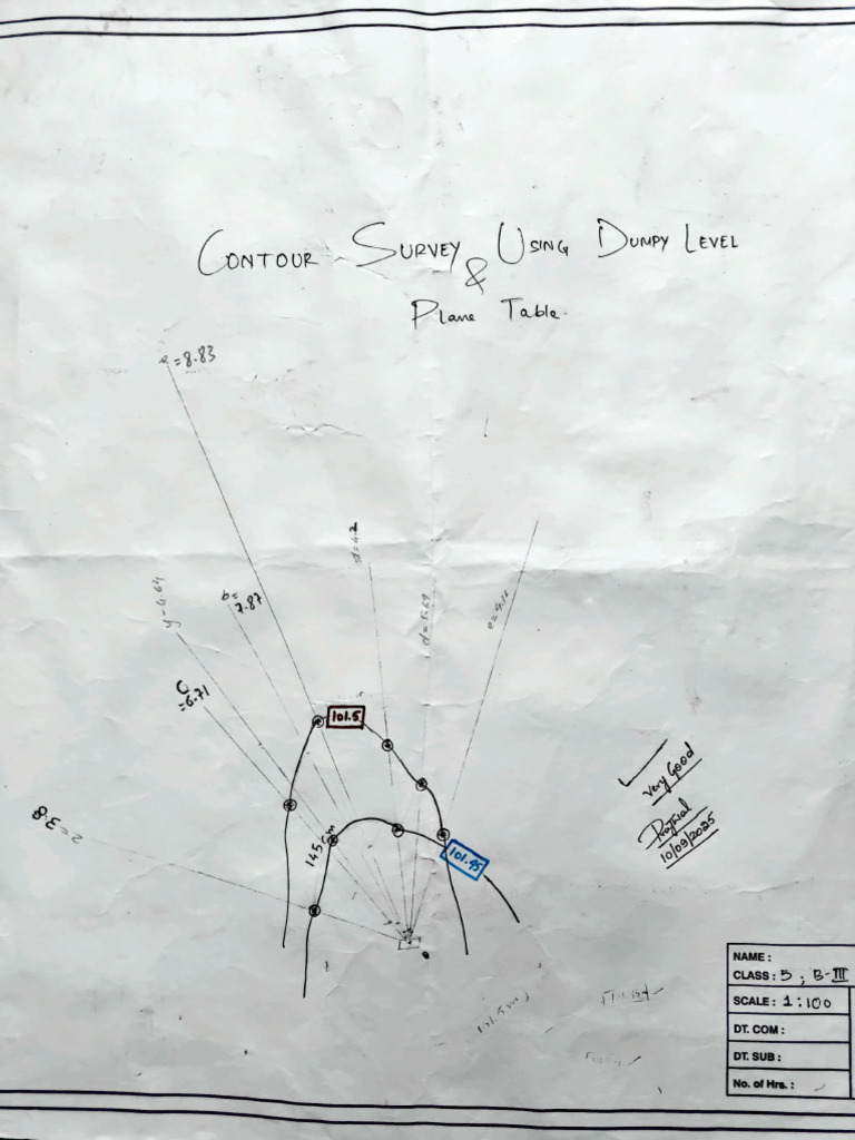 Contour Survey B3 | PDF