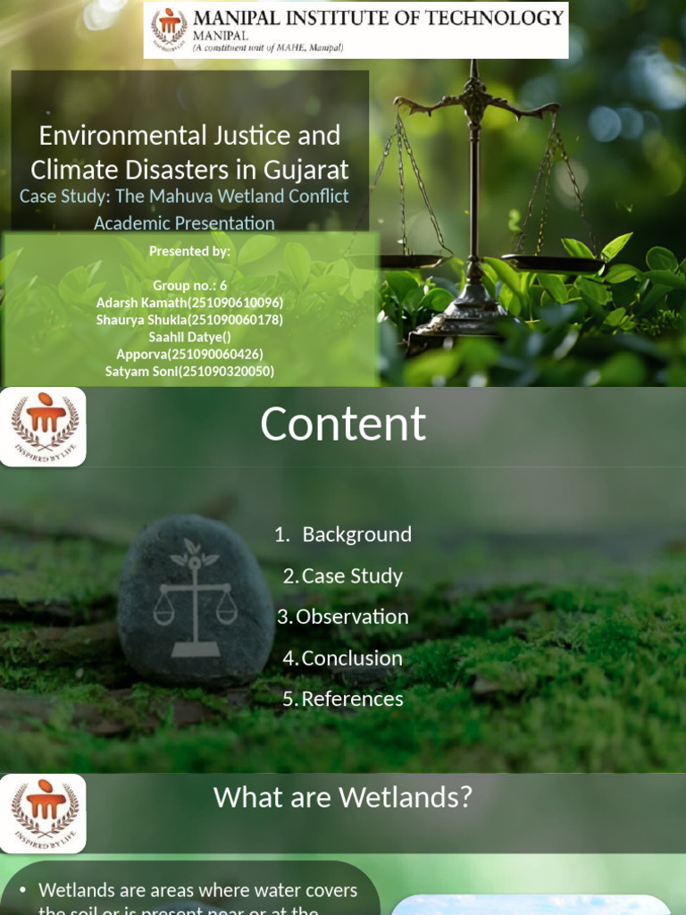 Mahuva Climate Justice Case Study | PDF | Wetland | Environmental ...