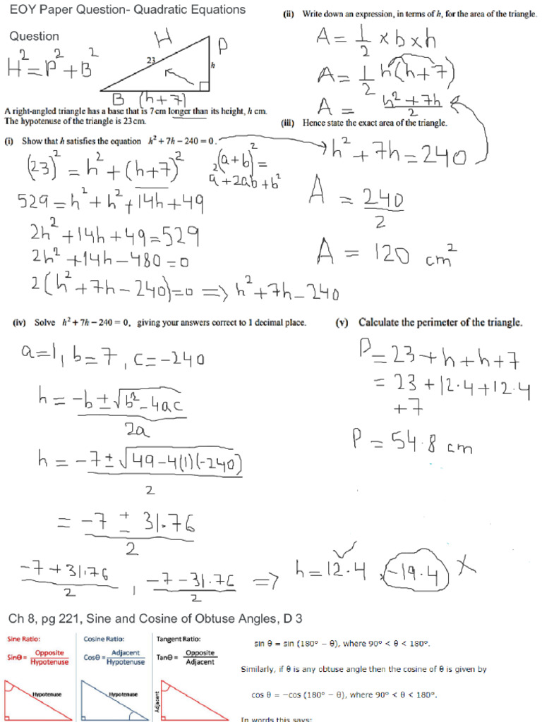 Grade 10 - Mathematics D 4024, Further Trigonometry | PDF