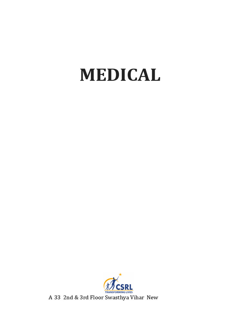 Set-4s - Sample Medical Selection Test Paper - 2026-27 | PDF | Force ...