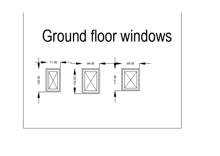 Ground Floor Windows | PDF