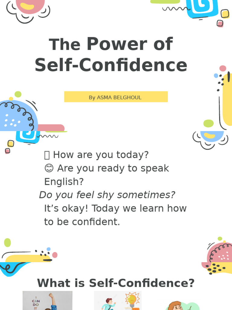 Self Confidence | PDF