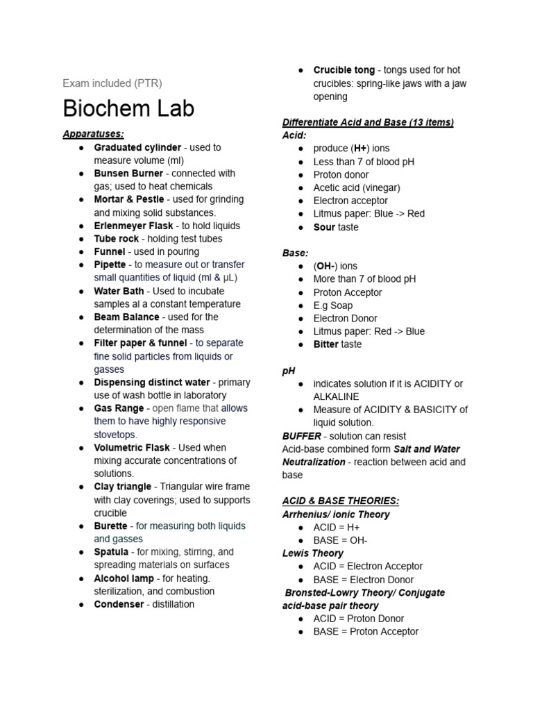 BIO & HES PTR | PDF | Buffer Solution | Ph