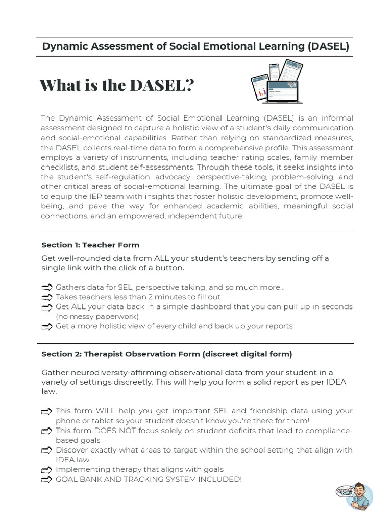 DASEL: Holistic SEL Assessment Tool | PDF | Individualized Education ...