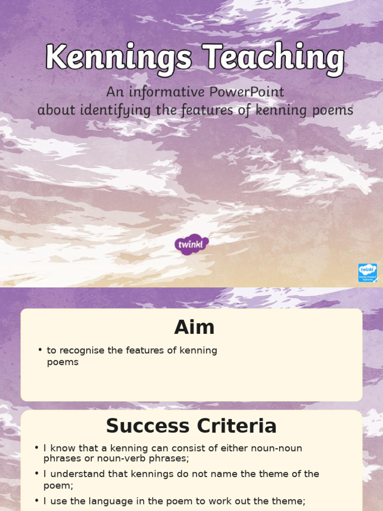 Understanding Kennings in Poetry | PDF | Language Mechanics ...