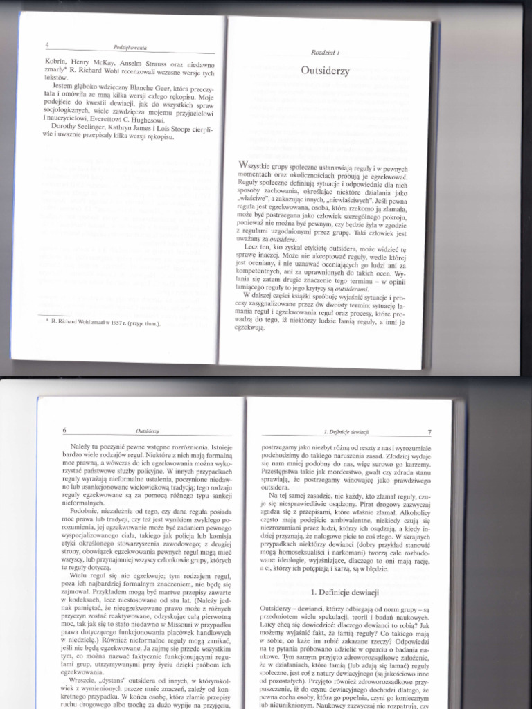 Becker Howard S. - Outsiderzy | PDF