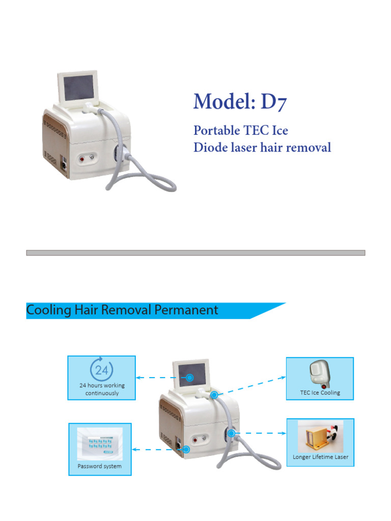 1200W D7 Portable Diode Laser Brochure | PDF | Laser | Physical Sciences