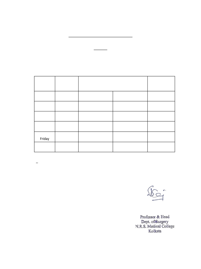 MBBS Surgery Exam Schedule 2025 | PDF