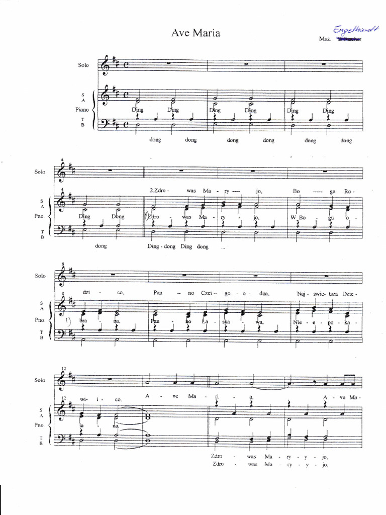 Ave Maria Engelhardt | PDF