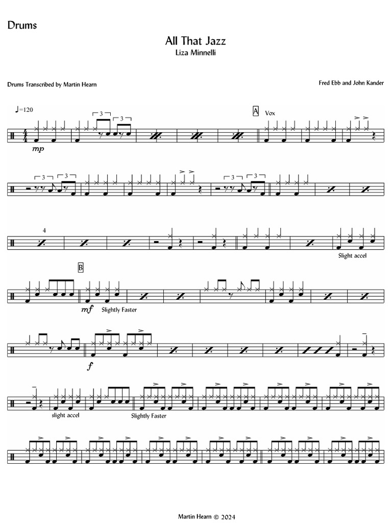 All That Jazz - Liza Minnelli | PDF