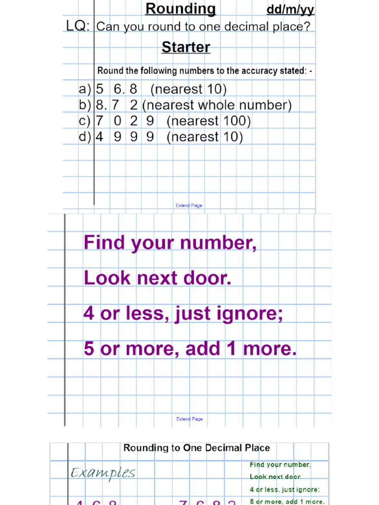 3 Rounding To Any Decimal Place | PDF