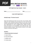 Grade 3 Math & NAFS Practice Exam | PDF | Mathematics | Shape