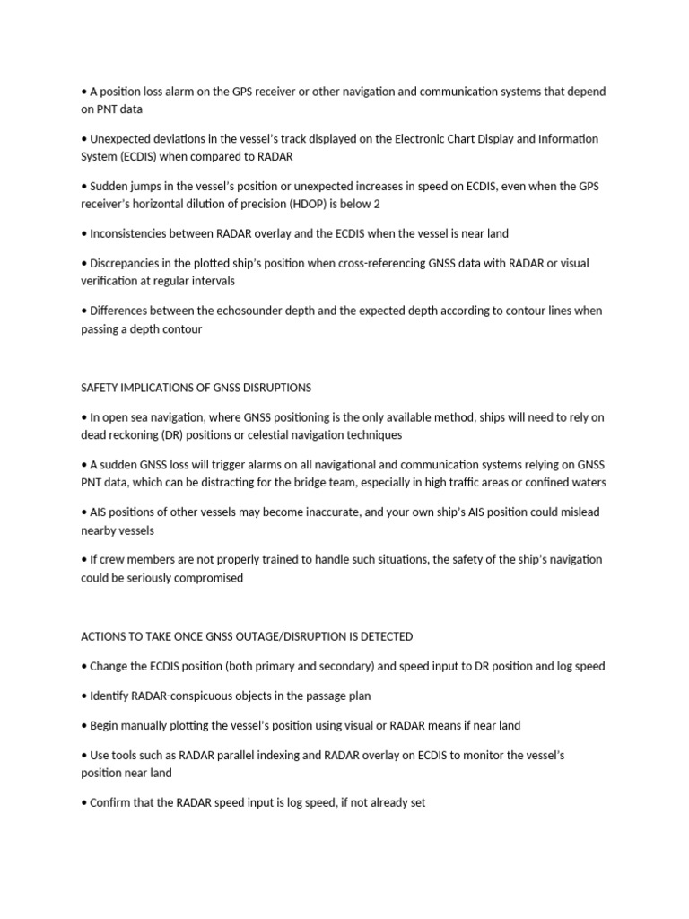 Gps Failure | PDF