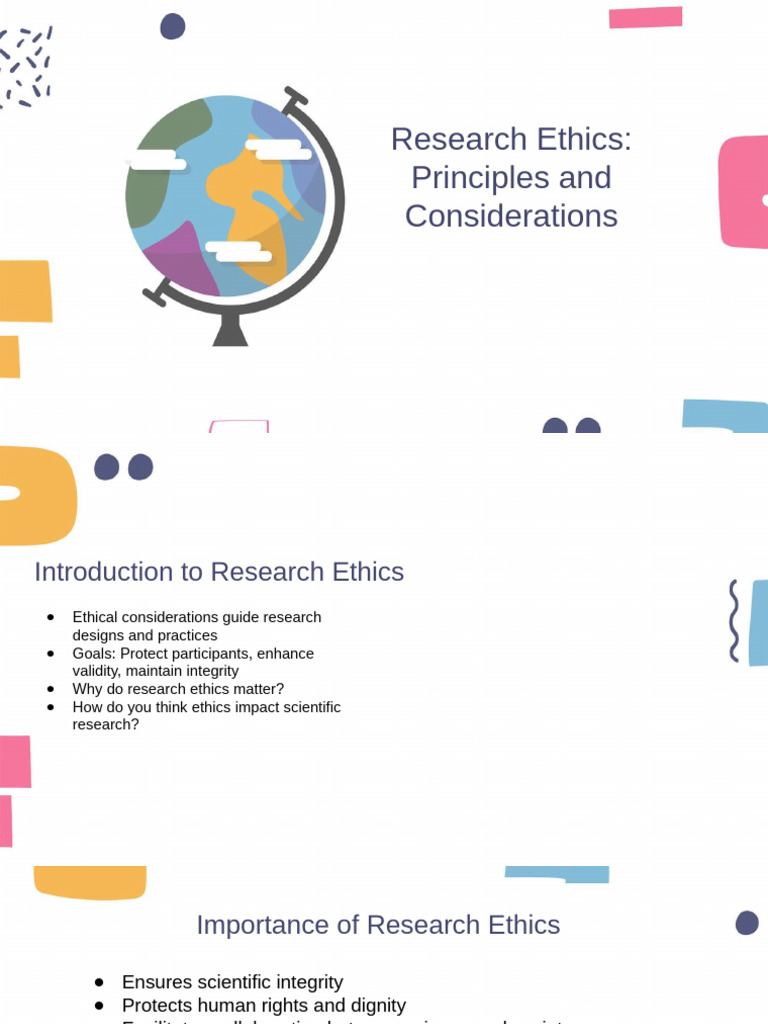 Research Ethics: Key Principles Explained | PDF | Institutional Review ...