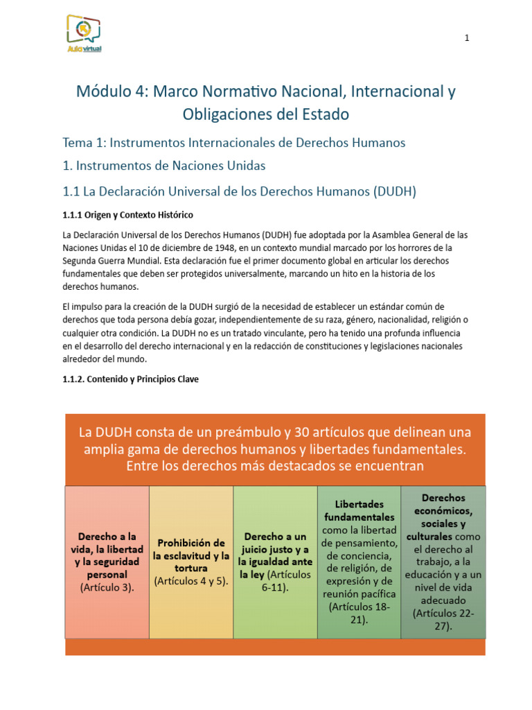 Módulo 4 - Tema 2 | PDF | Derechos humanos | Justicia