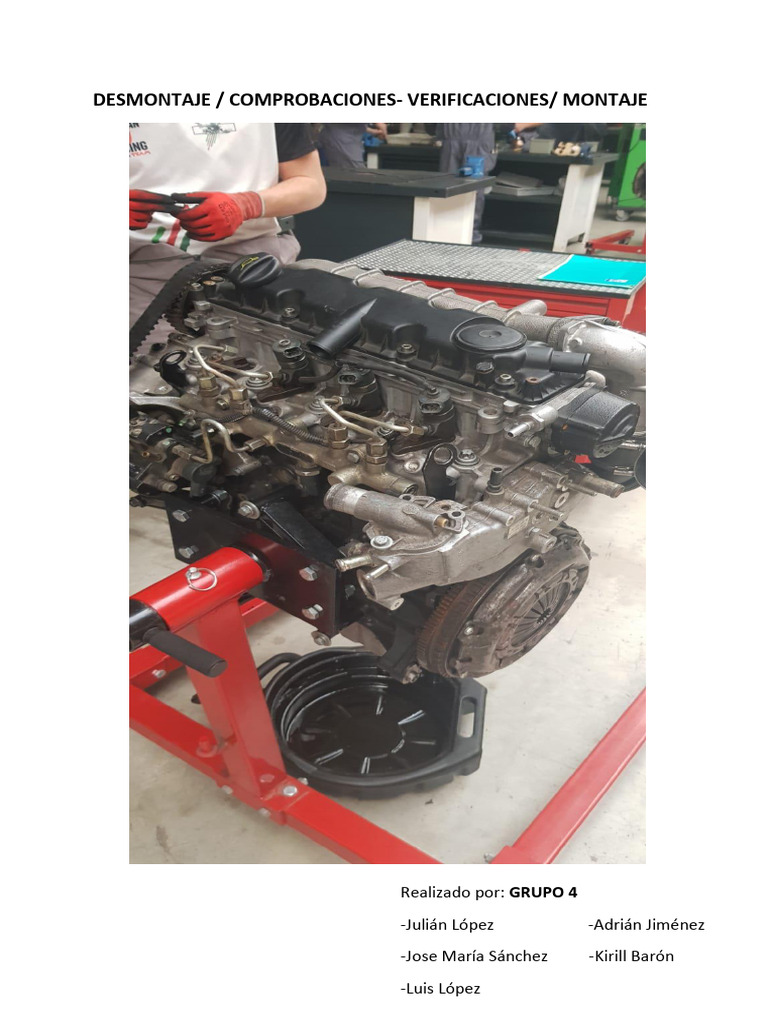 Practica Motores Terminado | PDF | Pistón | Tornillo