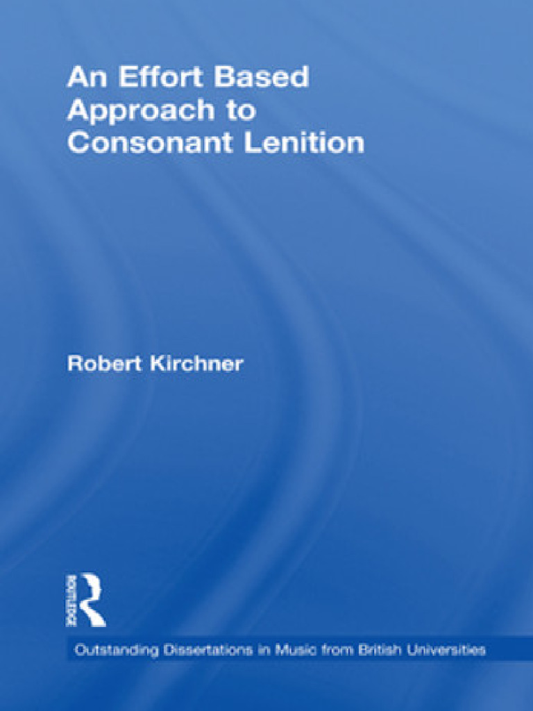 An Effort Based Approach to Consonant Lenition | PDF | Stars | Astronomy
