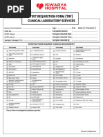 Blood Requisition Form Template | PDF
