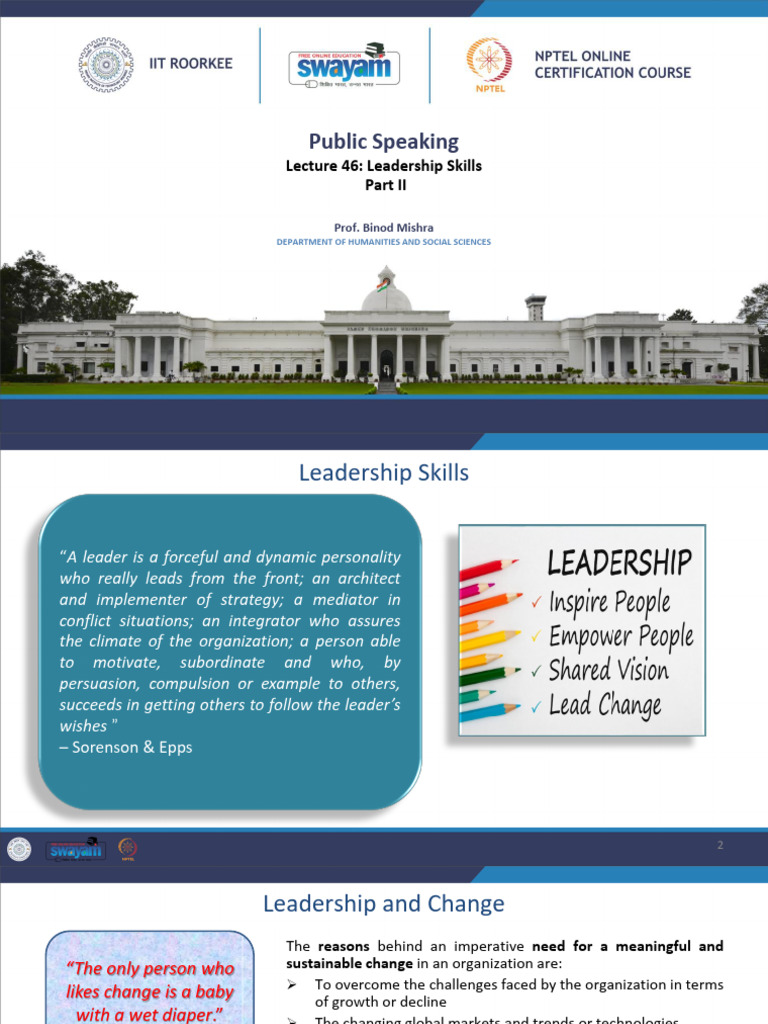 Leadership Skills for Effective Change Management | PDF | Leadership ...