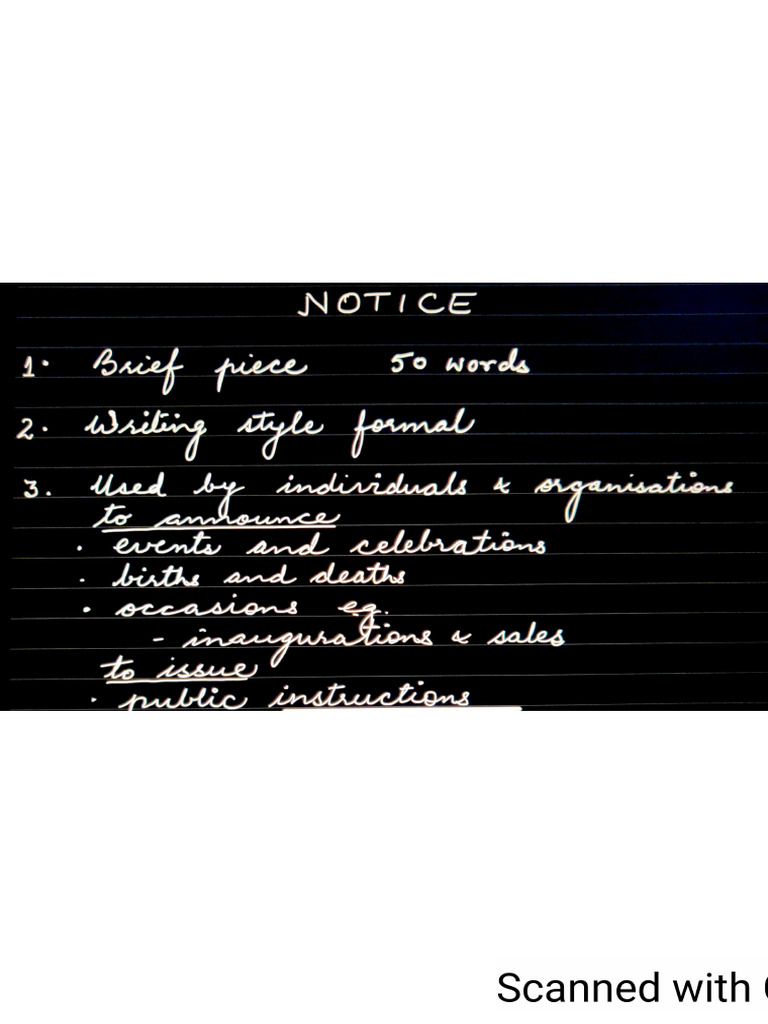 Notice #1 | PDF