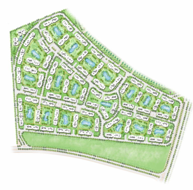 De Joya Residence Master Plan White Numbered | PDF