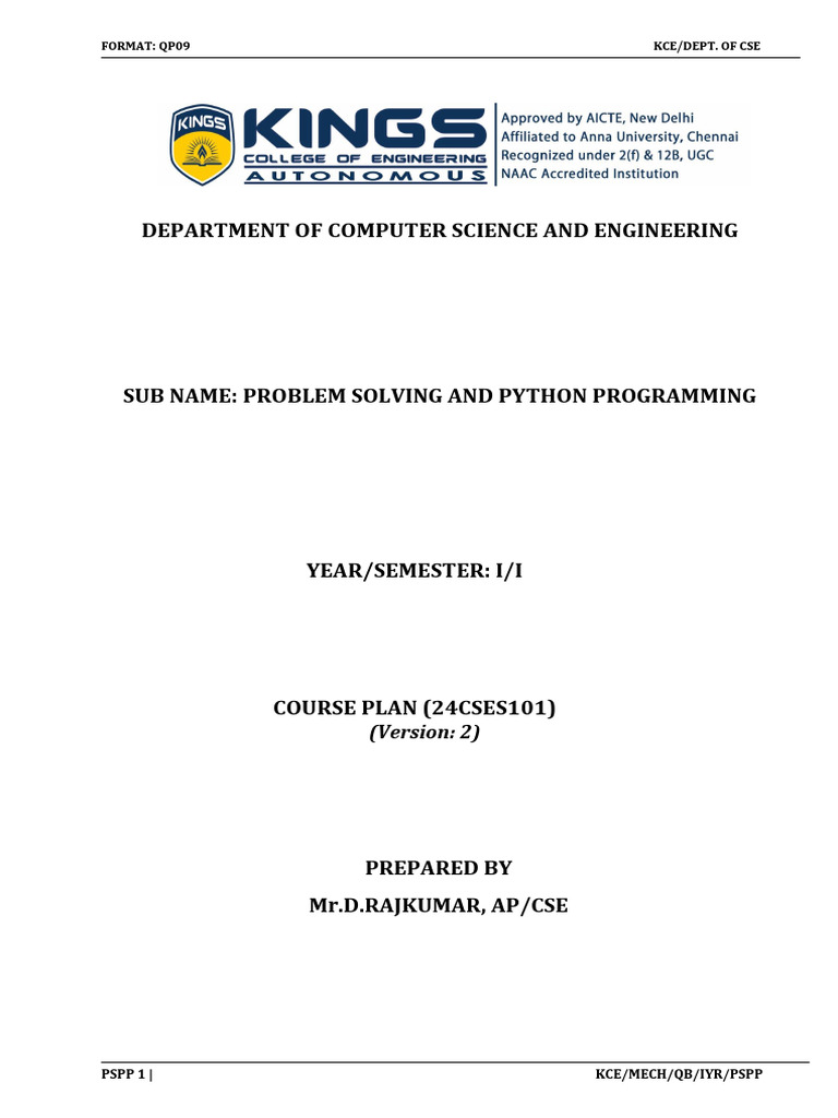 25-26ODDPythonTHEORYSyllabusMECH1 | PDF | Python (Programming Language ...