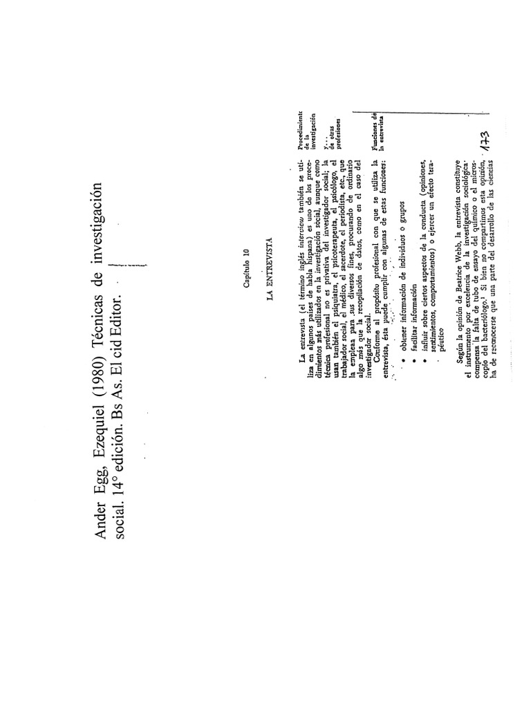 Entrevista Ander Egg | PDF