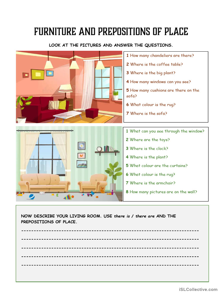 Describing Living Room Layouts | PDF