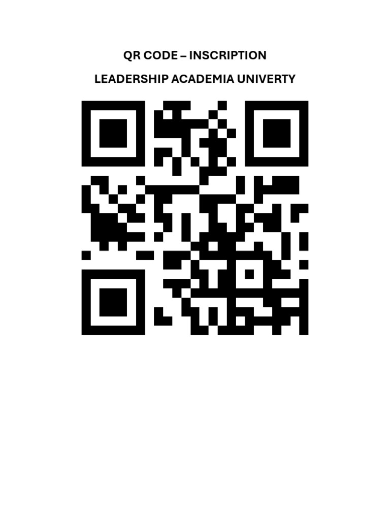 QR Code Lau Inscription | PDF
