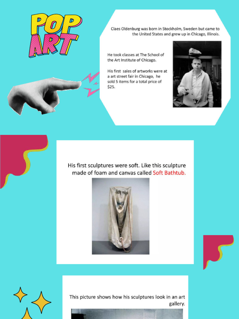 Pop Art - Claes Oldenburg - PPTX | PDF